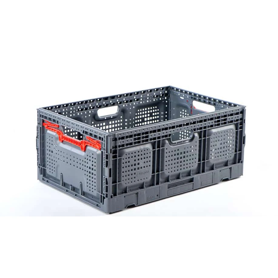 Folding Crate Ergo-lock System Super Ergonomic Handles Excellent Space-saving Ratio Hygienic ...
