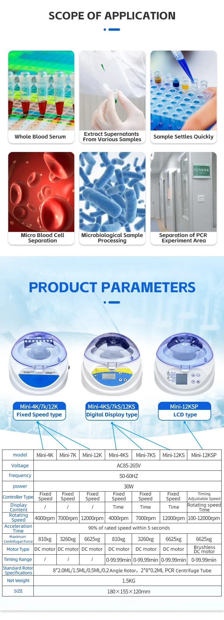 Platelet Rich Plasma Centrifuge Prp 1.5-15ml Clinical Blood Prf ...