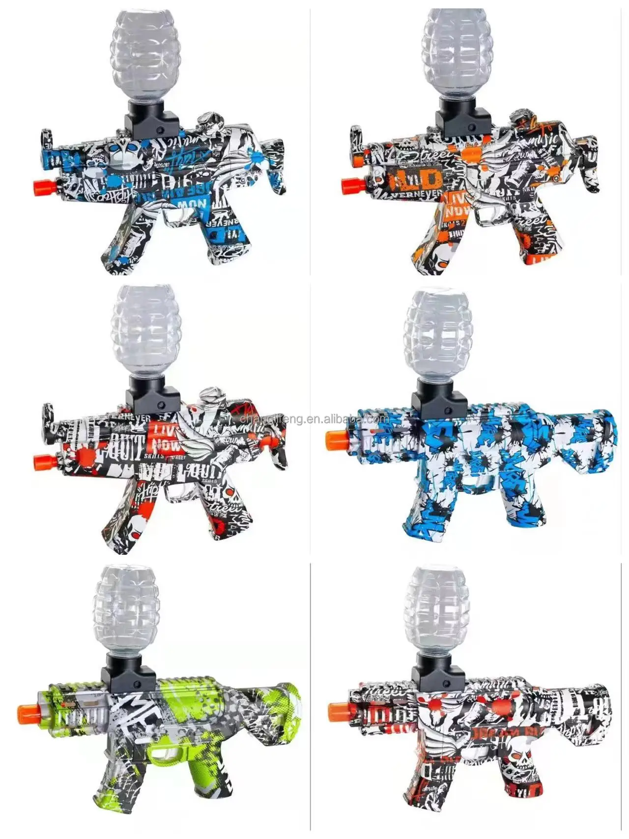 Hot Selling Mp5k Splatter Electric Ball Blaster Automatic Kids Splat ...