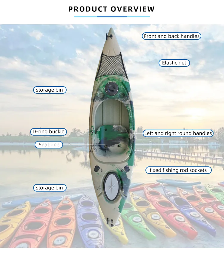Modern Design Double Kayaks for Sale Recreational One Person Fishing ...