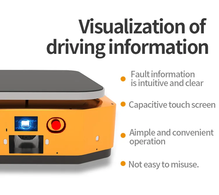 Agv Robot Automated Guided Vehicle Transport Pallets Load Lifter ...
