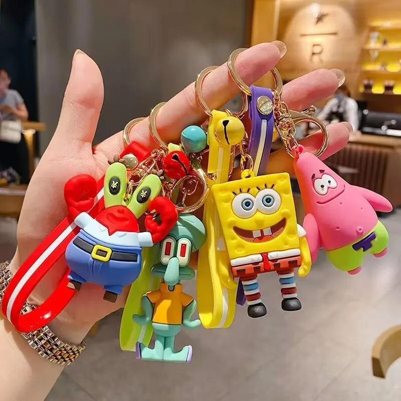 Squidward Car - Silicone Keychain Figure Star Squidward Tentacles