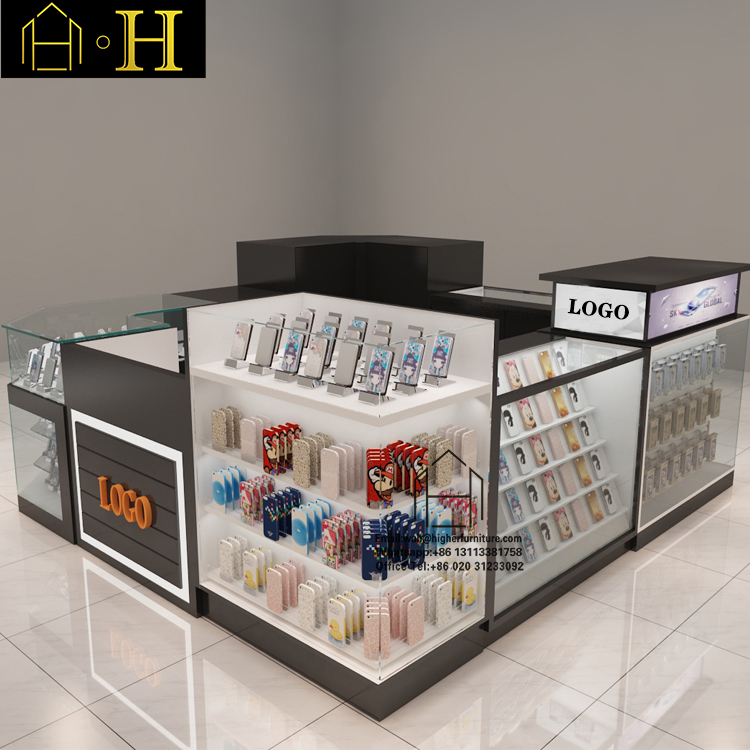Retail Store Design Mobile Phone Wooden Display Cabinet Cell Phone Shop ...
