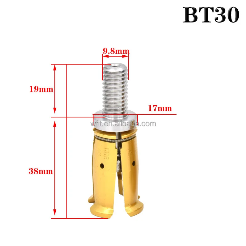 BT30 BT40 BT50 Pull Stud Gripper, 4 Petal Clamp Claw for CNC Spindle ...