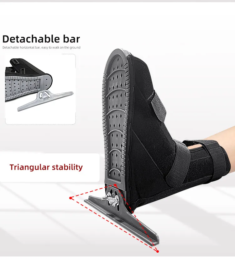 Adjustable Sports Ankle Fixation Brace Orthopaedic Splint Brace with ...