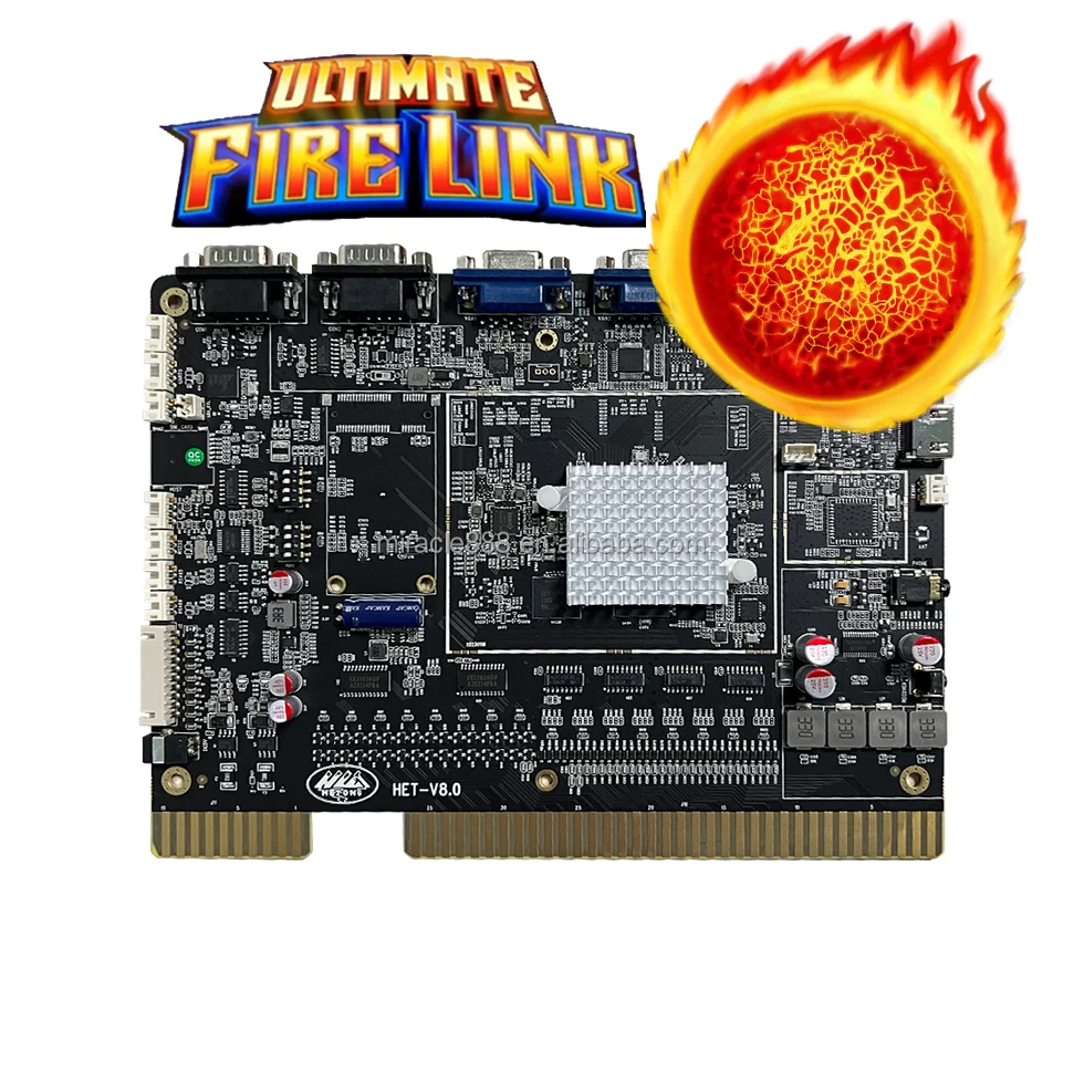Hot Arcade Game Room 43 Inch Skill Game Machine Board Fire Link 8 In 1 ...