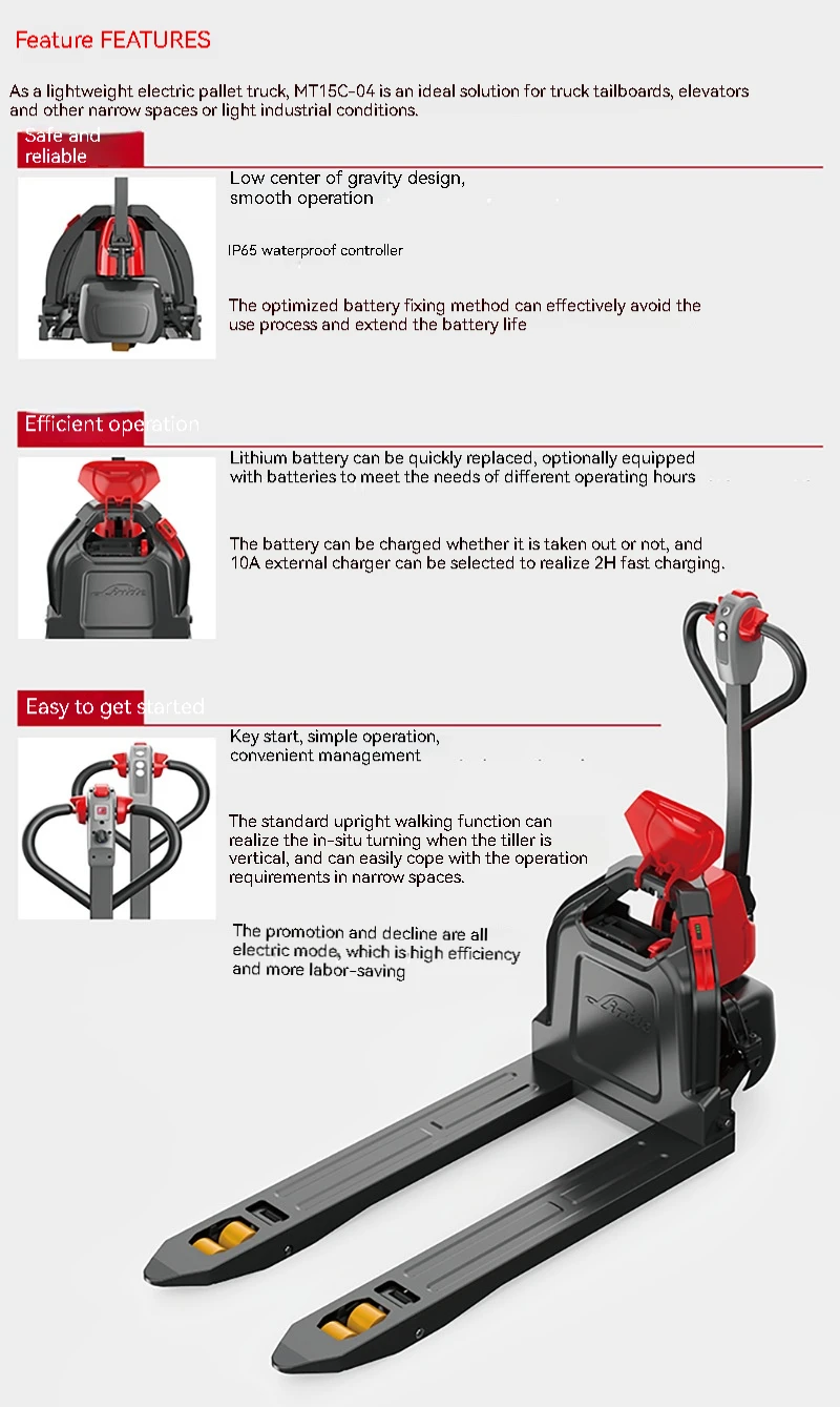 Linde Electric Pallet Lift Truck MT15C-04 - 1.5 Tons