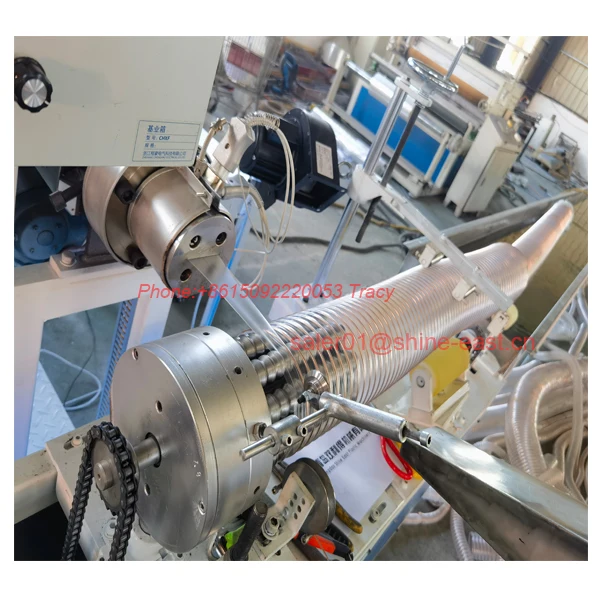 Flexible Steel Wire Spiral Reinforced TPU air Duct Hose Making Machine ...
