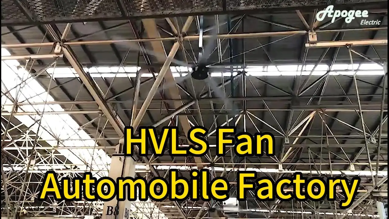 Bldc Industrial Ceiling Fan Hvls Fan With Energy Saving Motor - Buy ...