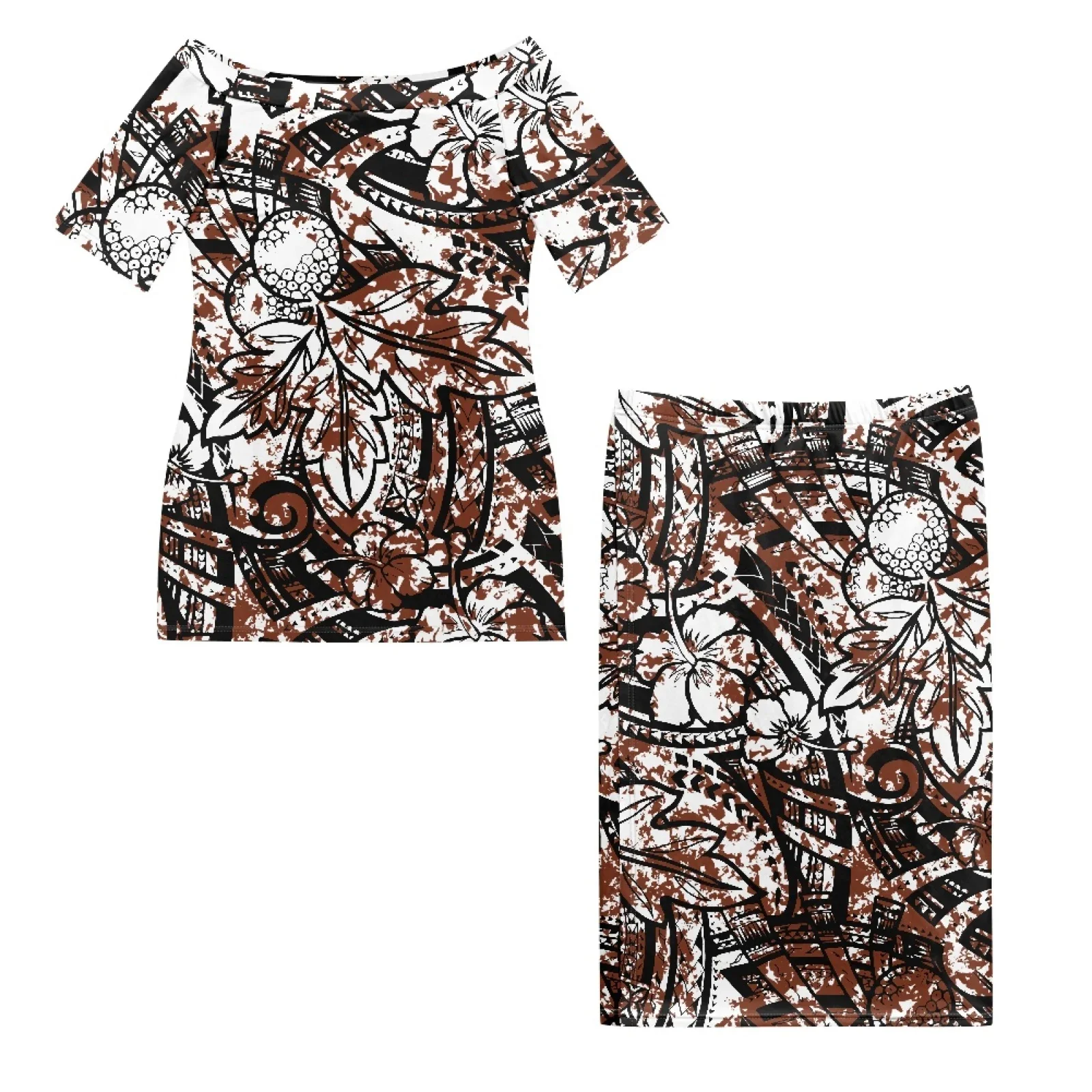 Custom Made Puletasi Tribal Clothing Samoan Dresses Women's Sexy Off ...