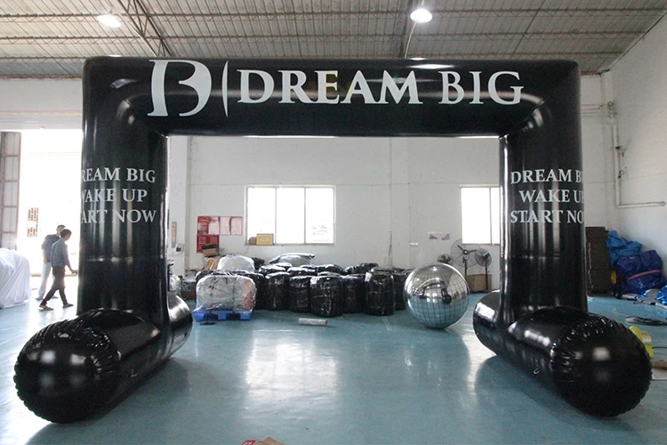 Customized Air Sealed Inflatable Balloon Arch Pvc Finish Line Arch ...