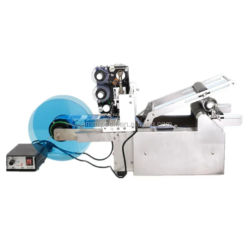 Updated Semi-automatic Round Bottle Labeling Machine Mt-50d With Date Printer - Buy Label ...