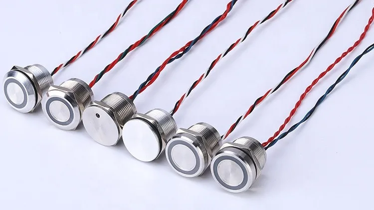 Aibeiken Waterproof Ip68 Push Button Switch Stainless Steel Material ...
