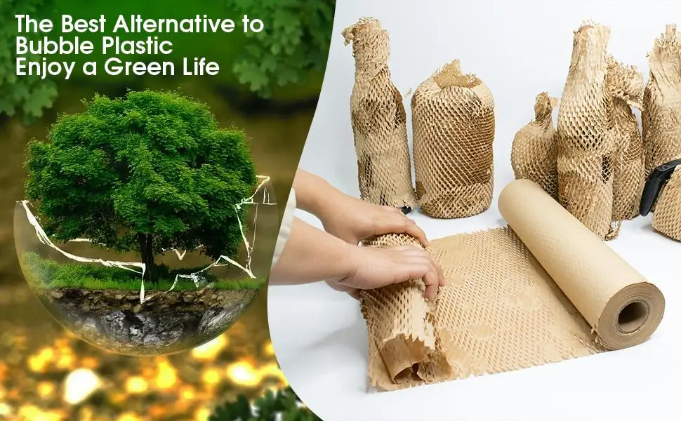 Green Recycled Light Weight Wrapping Perforated Packing Packaging Paper ...