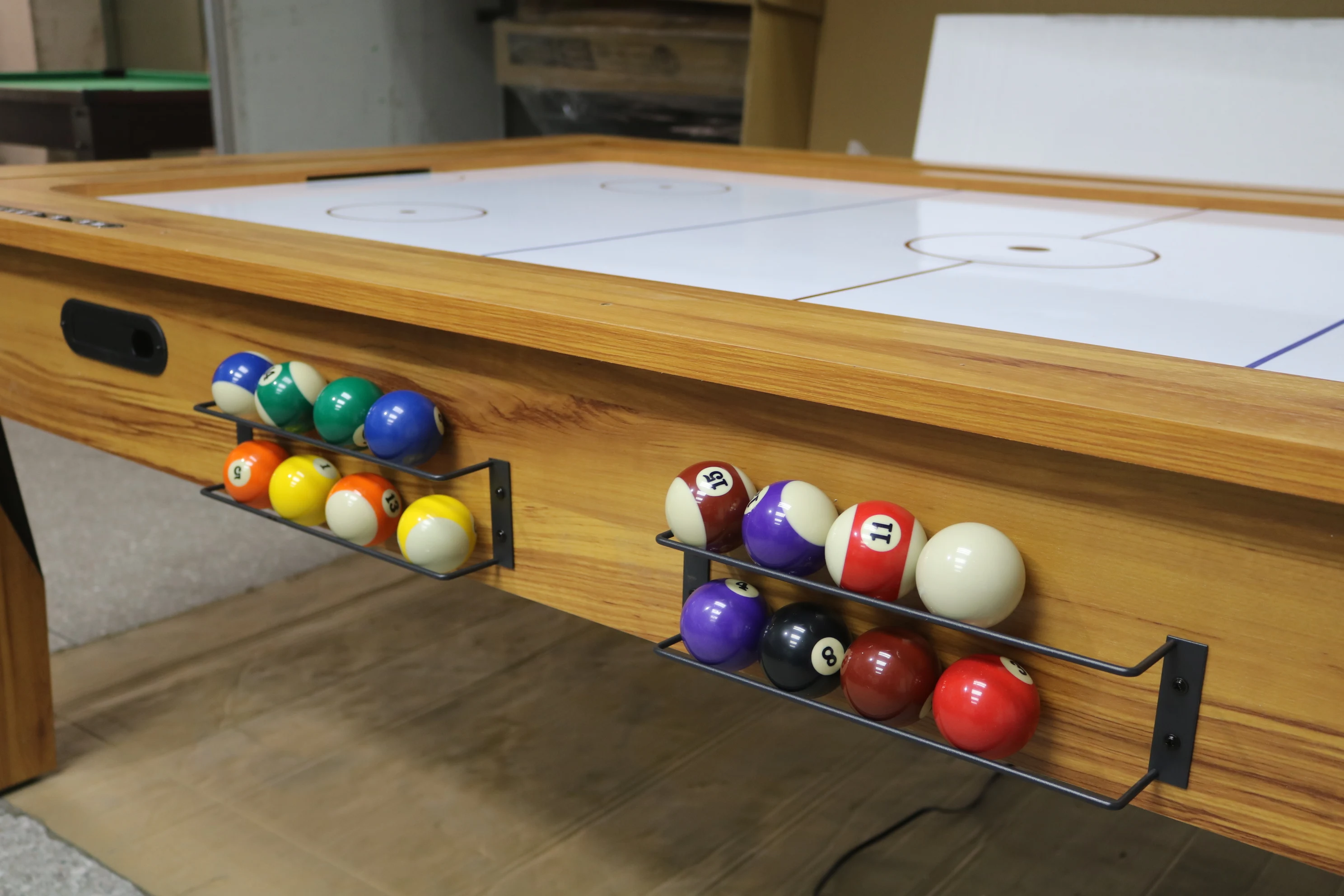 Factory Wholesale 8ft Table 4 in 1 Billiards Multi Function Game Table ...