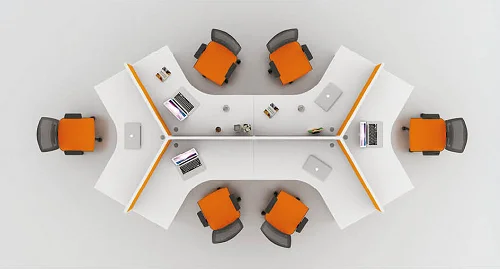 Customization Modern Luxury Mdf Office Triangle Partition Wall 3 6 ...