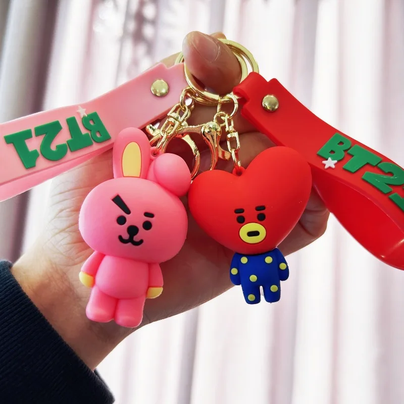 Cartoon Kpop Bt21 Koya Character Keychain Cute Figure Keychain Key Ring - Buy Bts,Line Friends ...