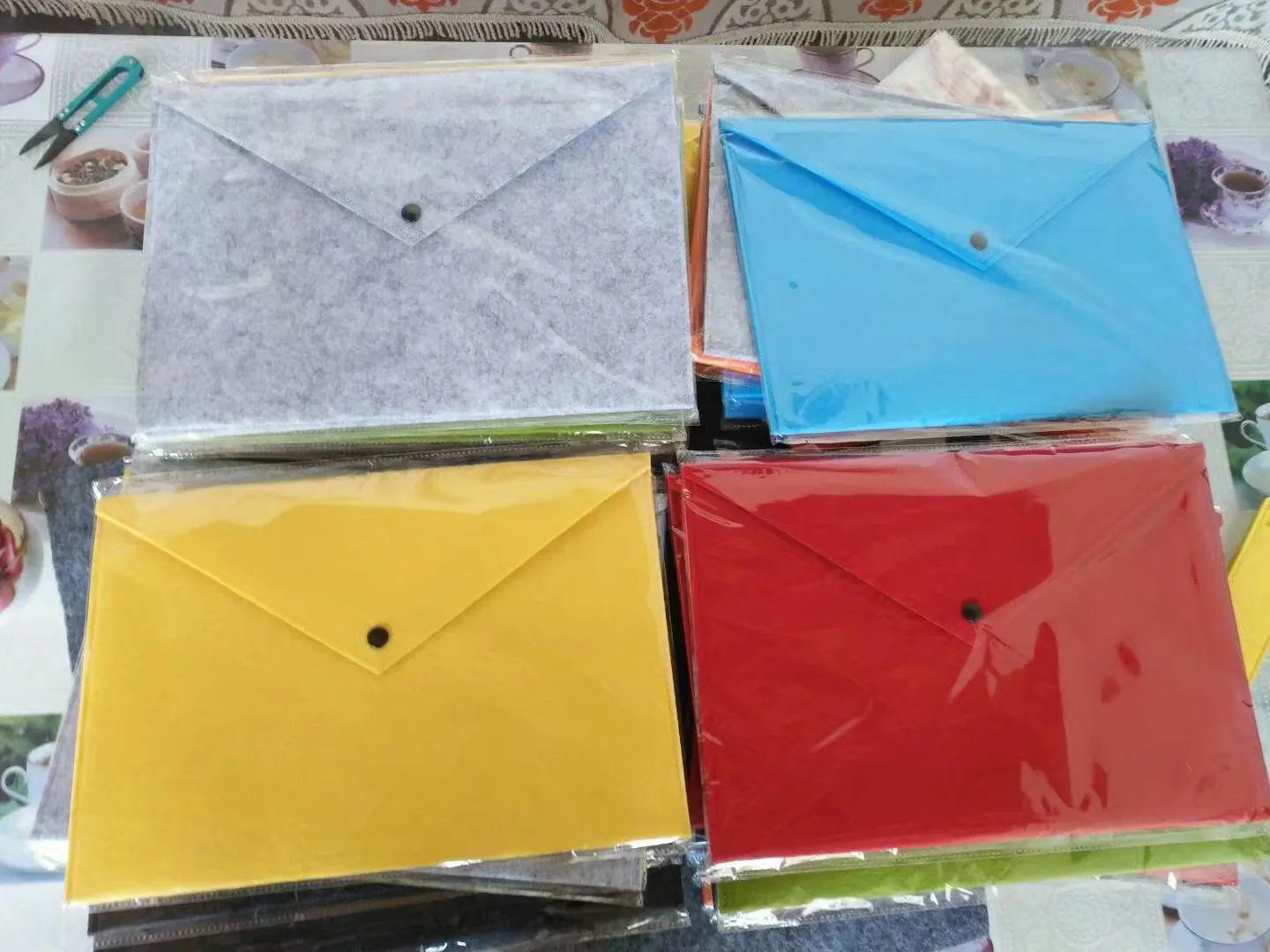 Felt File Folders-a4 Size Felt Document File Folder Fashionable Pocket ...