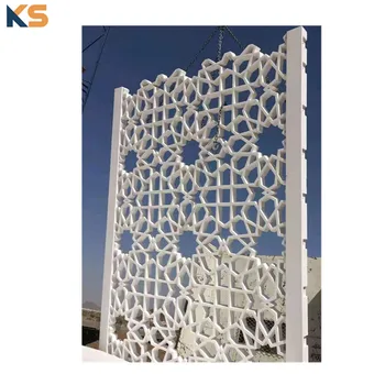 Arabic Design Grc Frp Uhpc Perforated Wall Panel Exterior Concrete ...