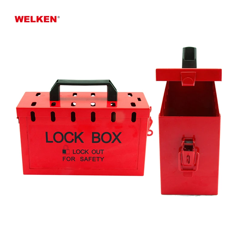 Lockout Tagout Group Box Lockout Safeti Loto for OSHA Compliant ...