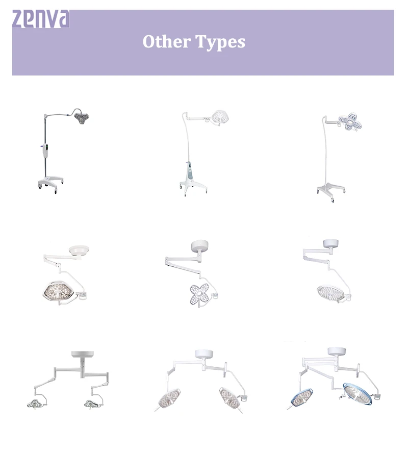 Zenva Led 7500/7500 Hospital Double Head Medical Illuminate Equipment ...
