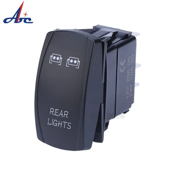 3 Pin Blue Color Light Rocker Switch On Off Kit Customized Symbol ...