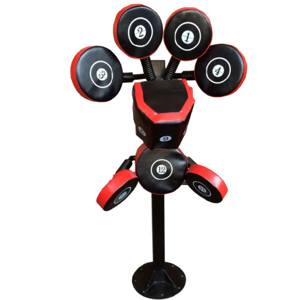 Adjustable Stand 3 In 1 Boxing Punching Mitts Kick Pack Set ...