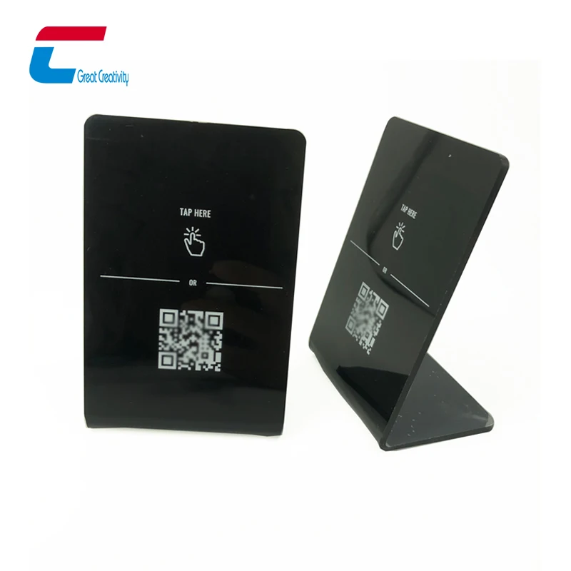 Customized NFC Stand with QR Code for Google Reviews