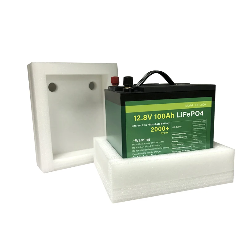 25.6v Rechargeable Pack Battery Rv Golf Cart Battery Lifepo4 Akku 12v 24v 100ah 200ah 300ah ...