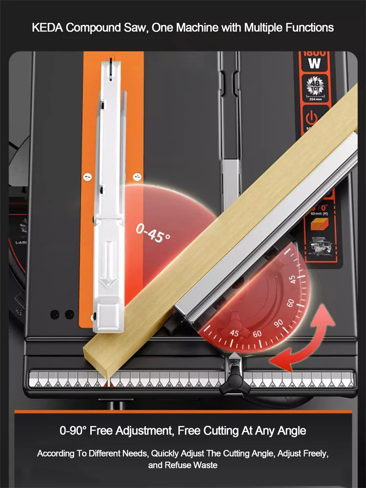 Multifunctional Table Saw - Precision Woodworking Tool