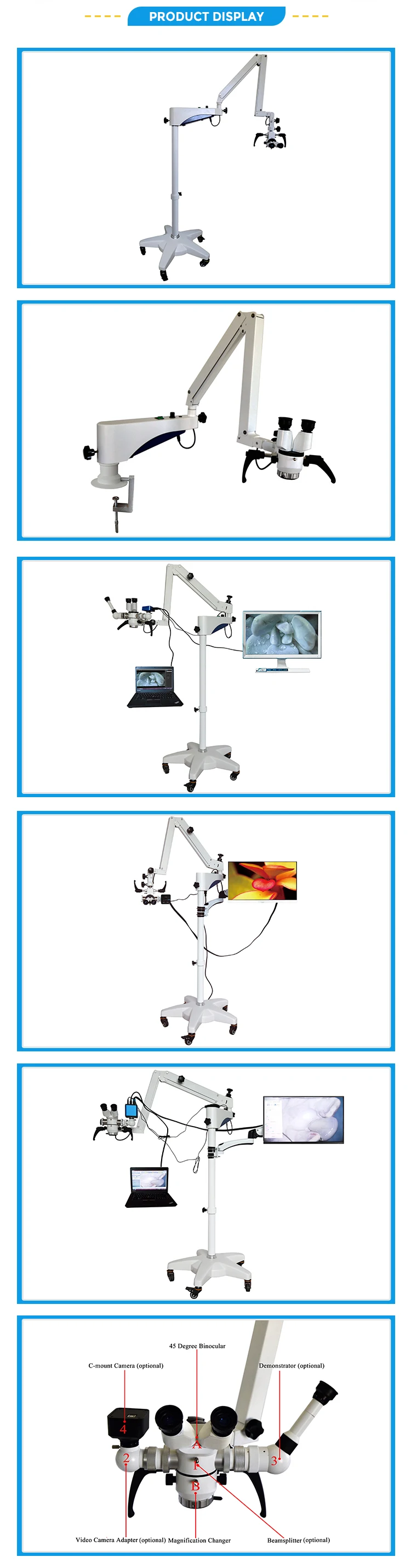 Top Quality Ent Neurosurgical Dental Surgical Operating Microscope On ...