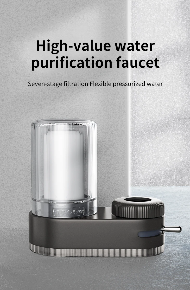 Wireless Dual Mode Water Discharge Seven-Stage Filter