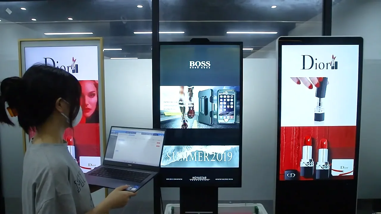 43 49 55 65 75 Inch High Brightness Advertising Display 3000nit Display ...