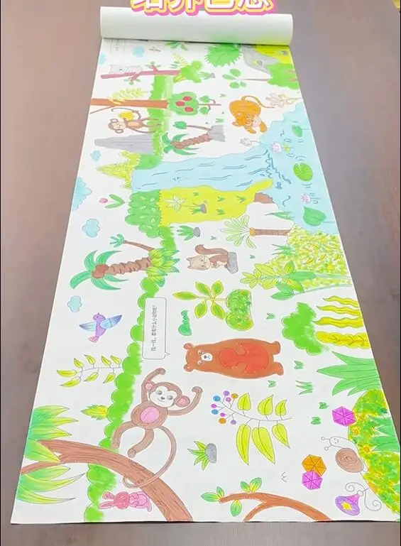 Children's Drawing Roll - 10m Coloring Paper for Creativity