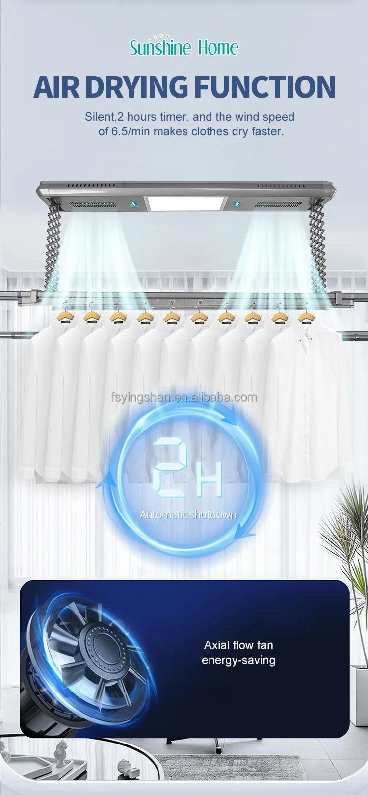 Smart Laundry Solutions - Foldable Wall Mount Drying Rack