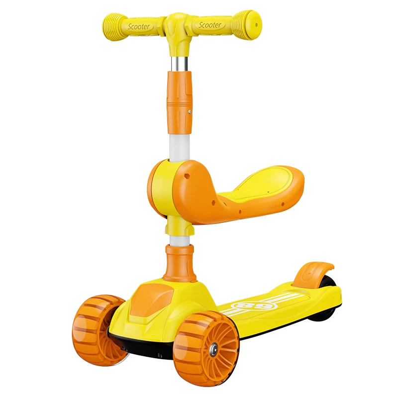 Children Scooter 3 Wheel Scooter With Flash Wheels Kick For 2-12 Year ...