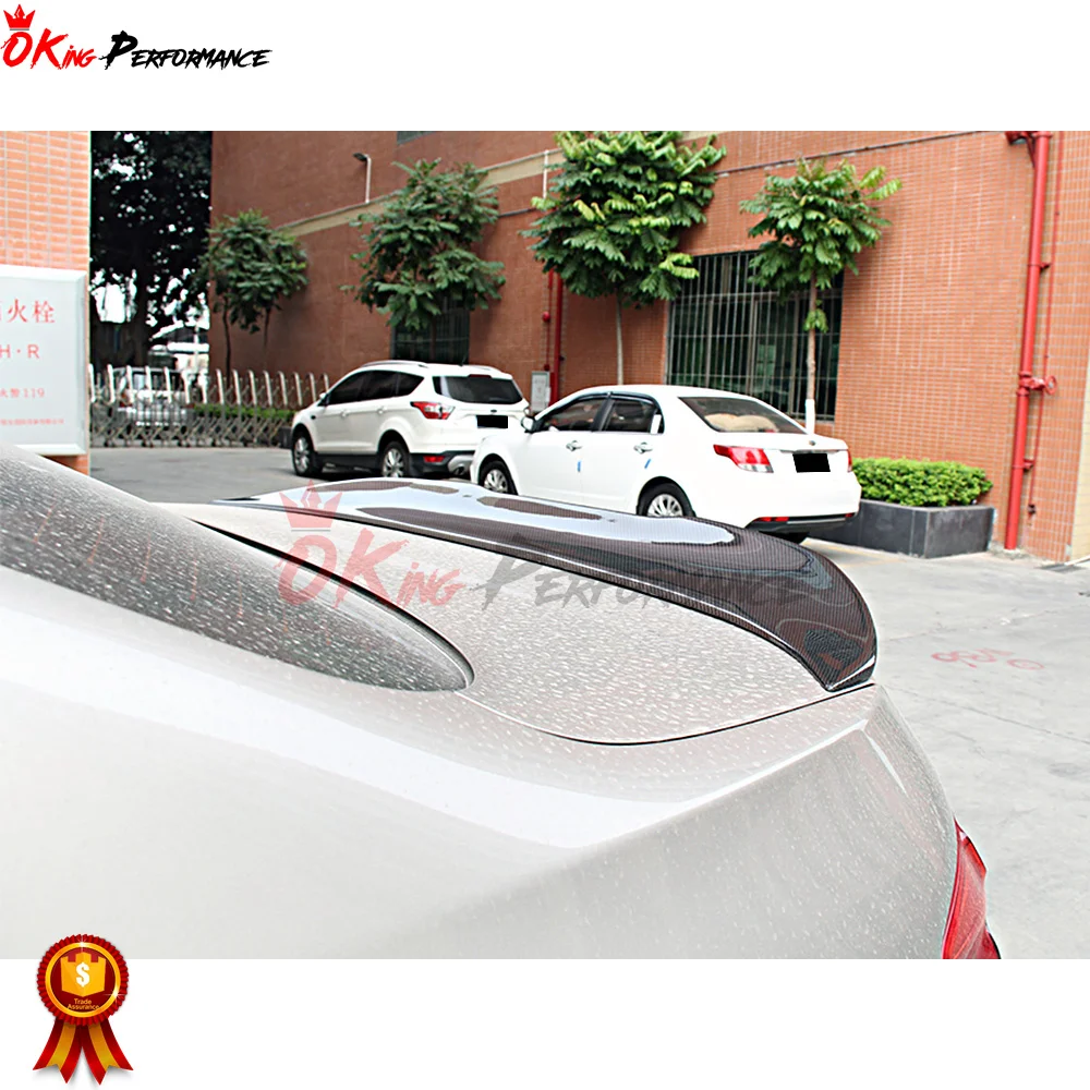 Psm Style Carbon Fiber Rear Spoiler For Bmw 5 Series F10 Trunk Wing ...