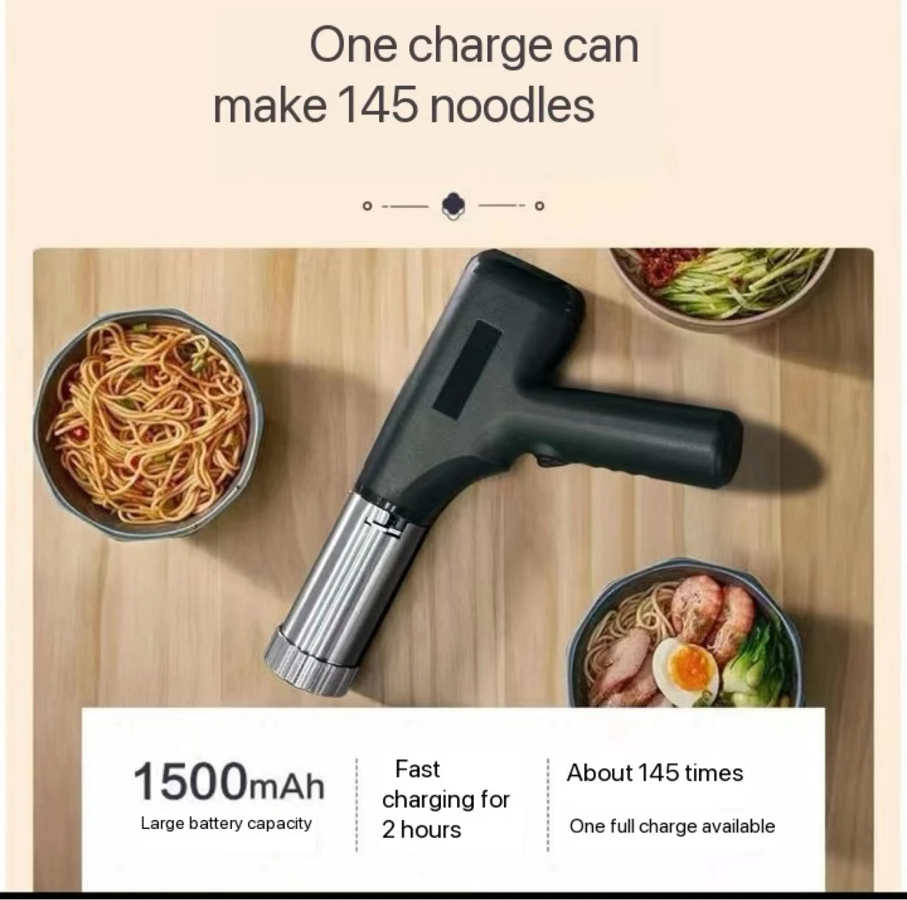 Hand-held Electric Noodle Making Machine - Instant Noodles