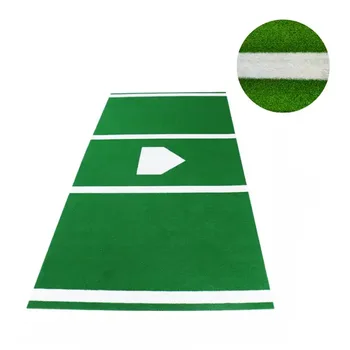 Outdoor Practice Durable Artificial Grass Baseball Batting Mat Baseball ...