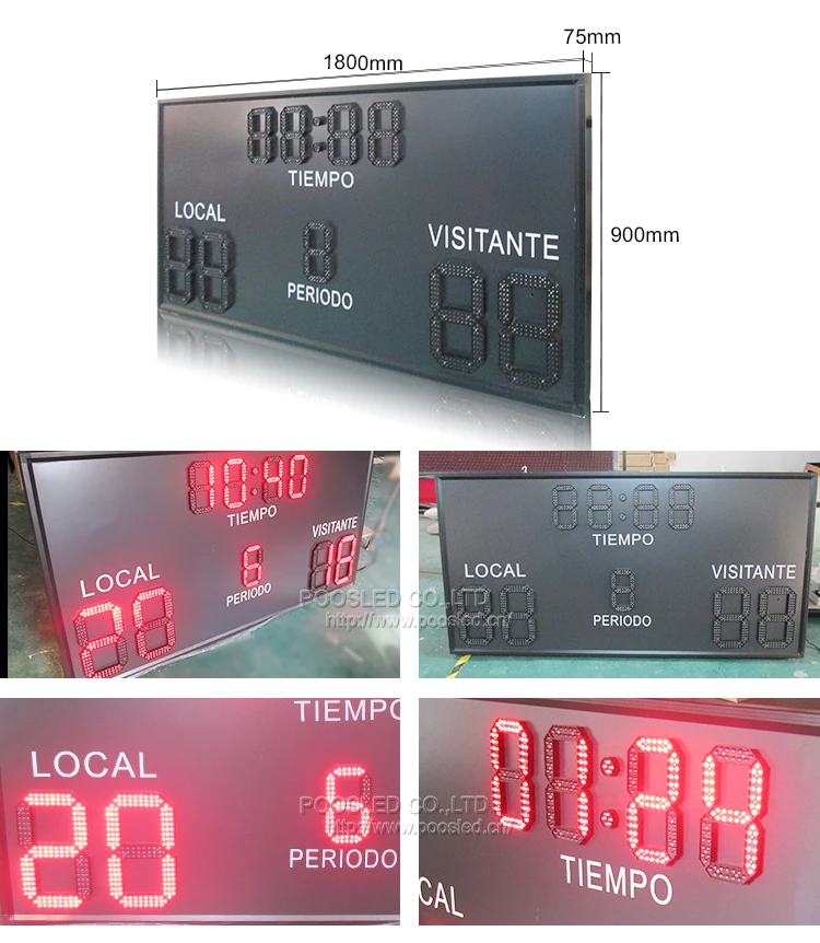 Led Multi Sport Scoreboard For Sale High Brightness Outdoor Led ...