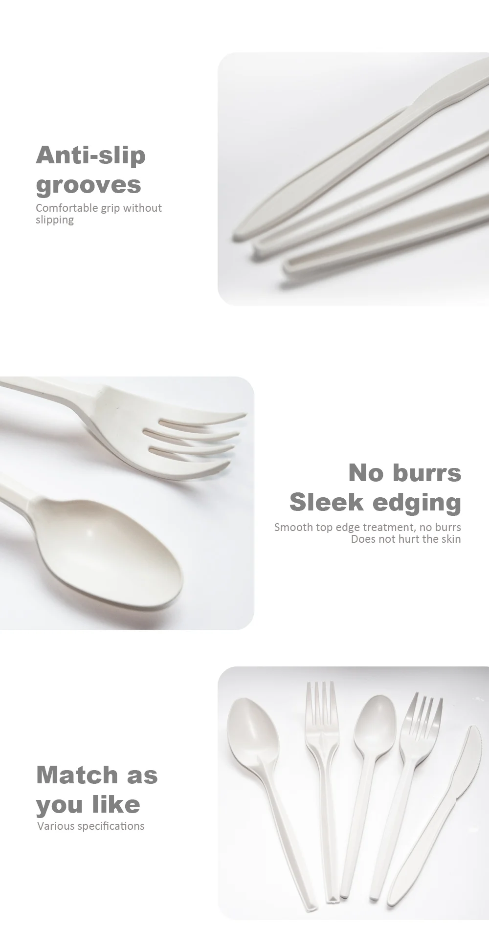 Disposable Biodegradable Pla Spoon Plastic Desert Spoon For Restaurant ...