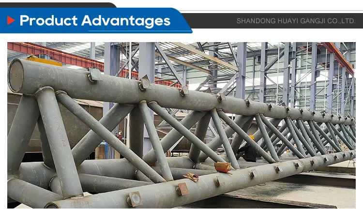 Fire-Resistant Steel Tube Truss Structural Hollow Section Truss ...