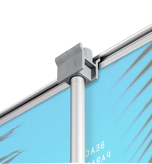 85*200 Retractable Backdrop Stand Basic Double Sided Roll up Banner ...