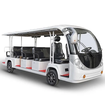 14 Seater Electric Sightseeing Bus Shuttle Buses For Sale - Buy Shuttle ...