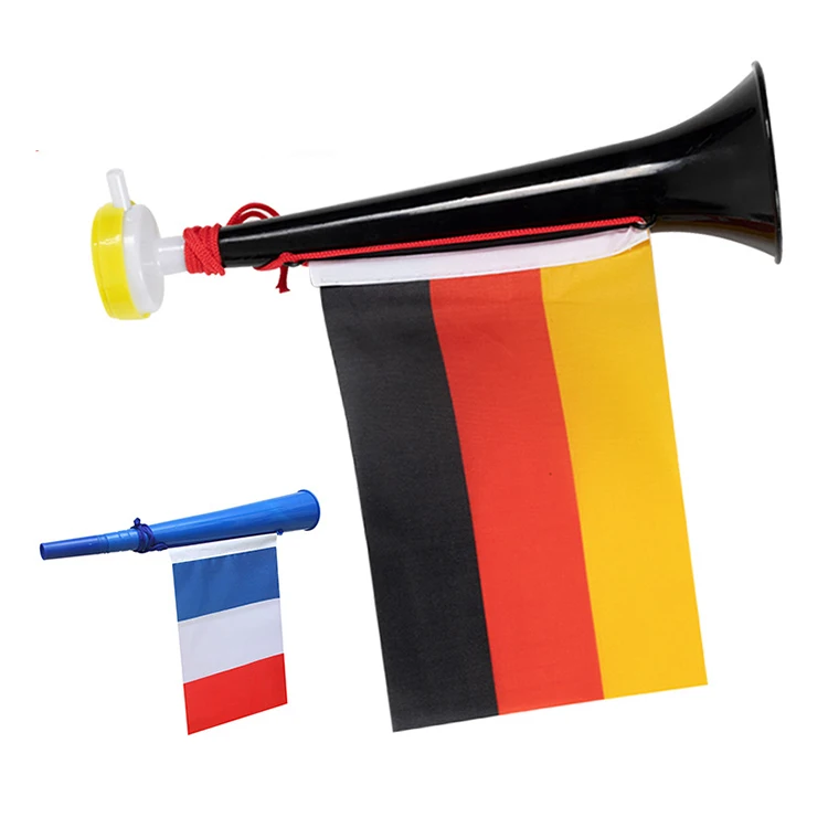 Custom Printing National Flag Vuvuzela Plastic Horn For Football Game ...