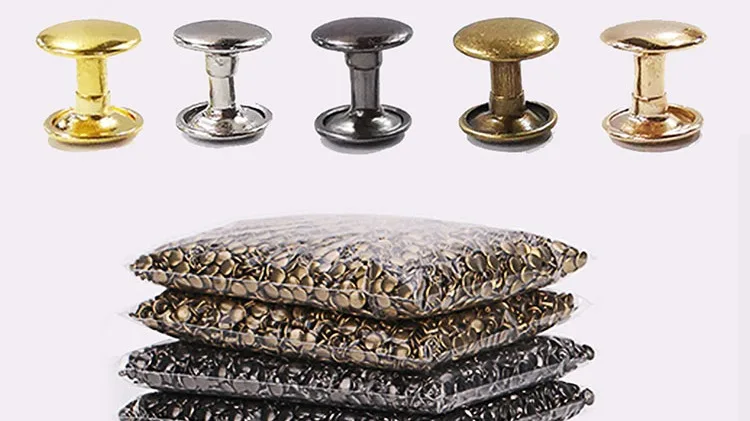 Wholesale Diy Double Cap Rivets For Jacket Punk Hat Brass Stainless ...