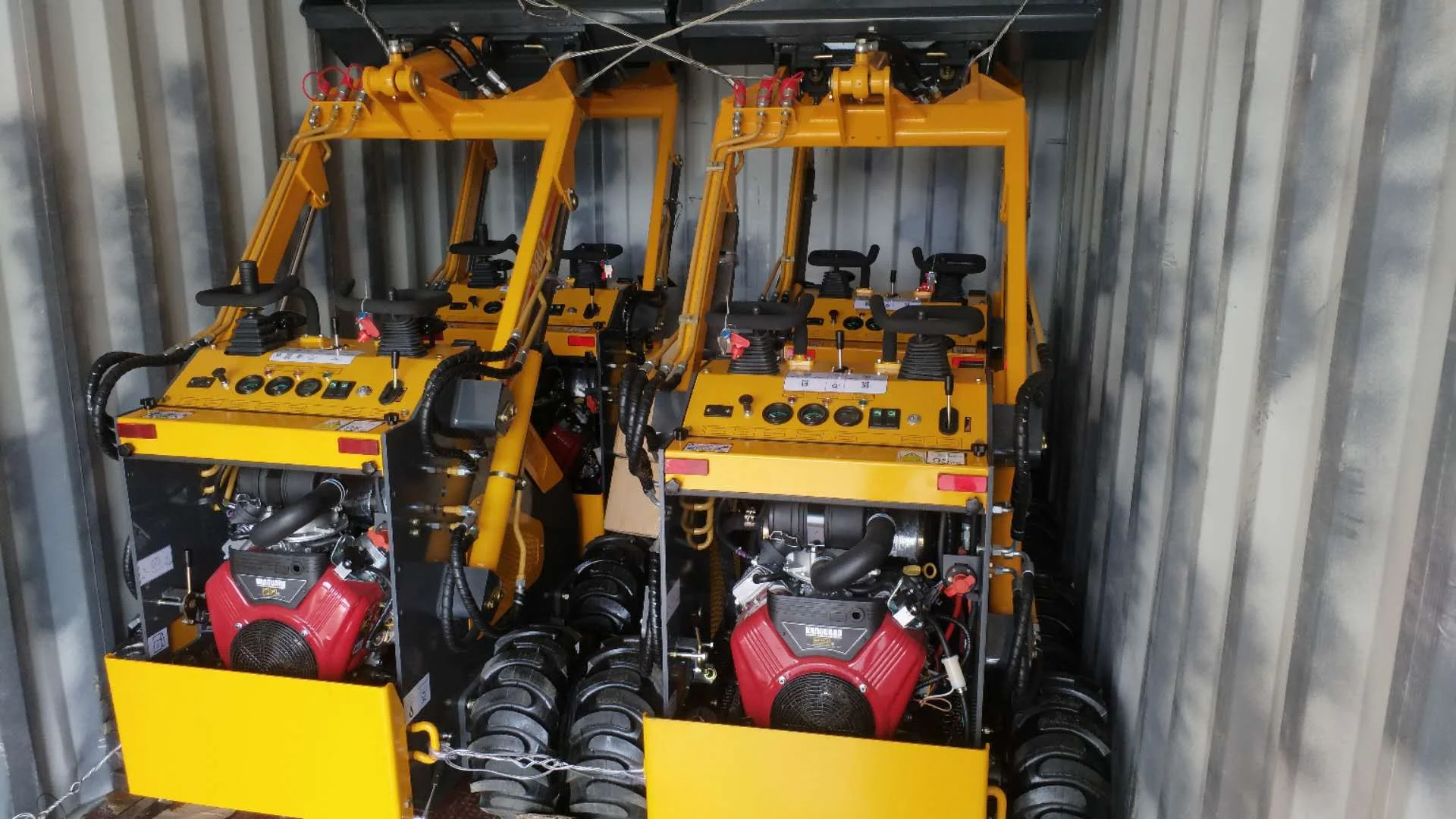 Free Shipping!! China Skid Steer Loader Multi Function 1ton Mini Skid ...