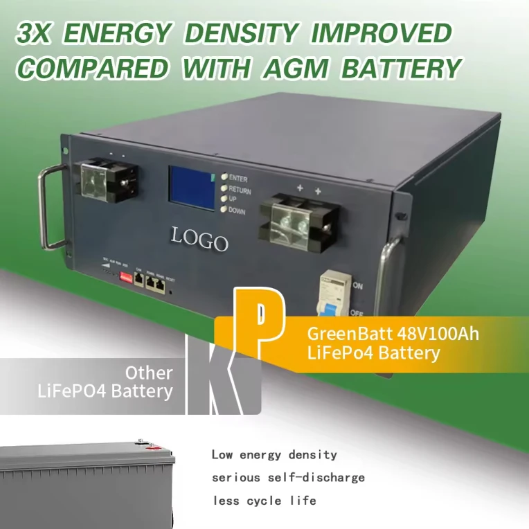 HUA-WEI 5G Smart Lithium Battery - 51.2V 100ah 150ah