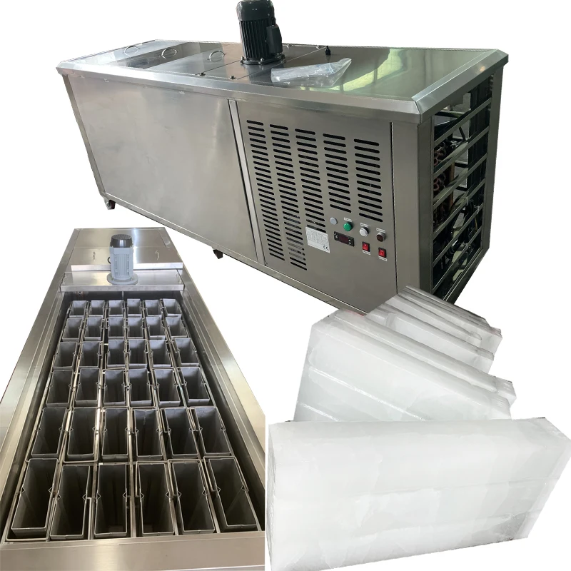Big Output 300 Kg 500 Kg 600 Kg Cube Ice Maker/laboratory Ice Machine ...