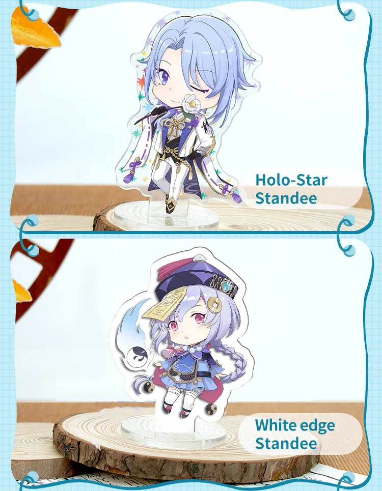 Custom Double Sided Transparent Standee Charm Acrylic Anime Stands for ...